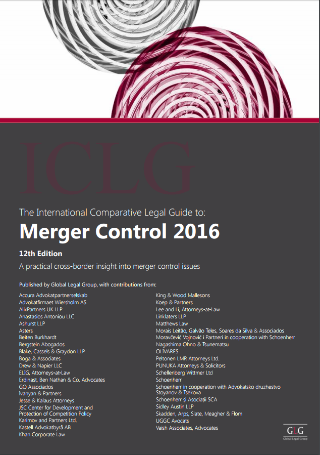 ICLG: Merger Control 2016 – OLIVARES
